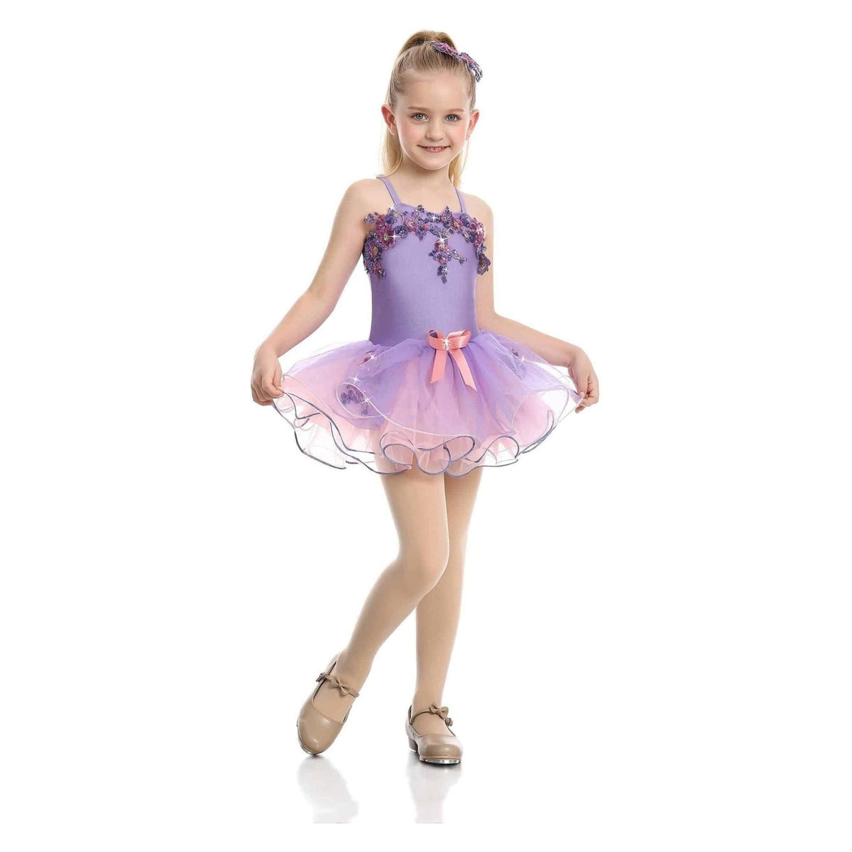 'Lavender Blossom' Lilac & Floral Dance Costume – Blackfeather Dancewear