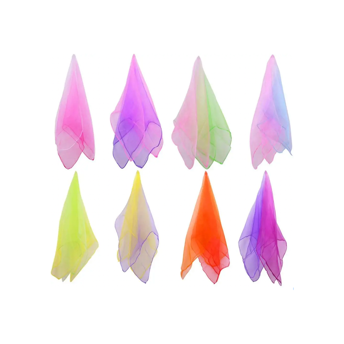 Ombre Dance Scarves | Dance Props - pack of 15 – Blackfeather Dancewear