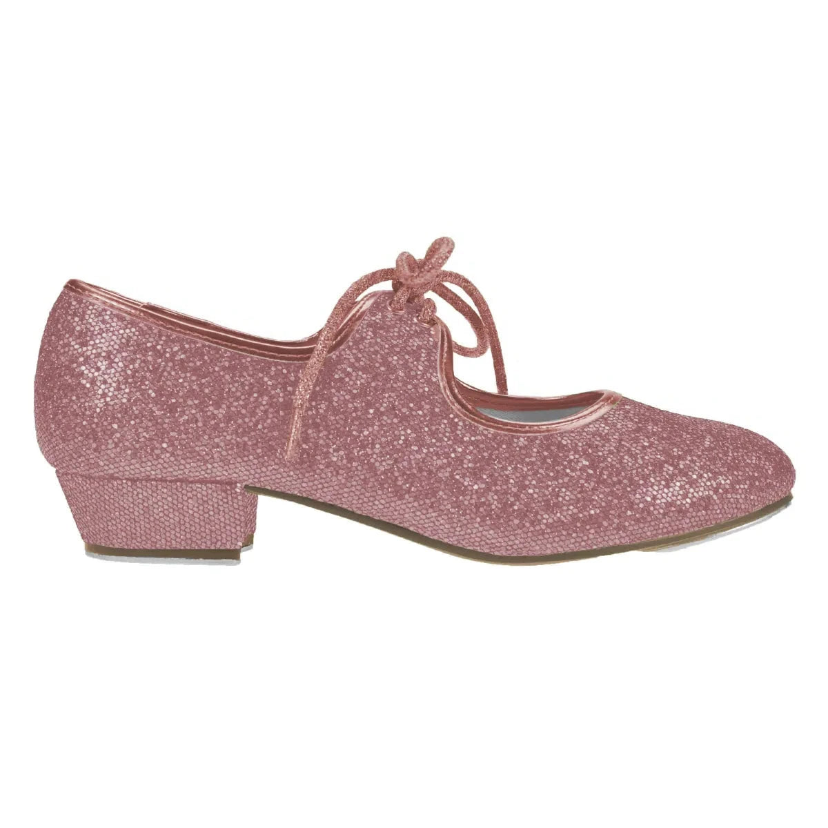 Starlite 'Maisie' Low Heel Pink Glitter Tap Shoes – Blackfeather Dancewear